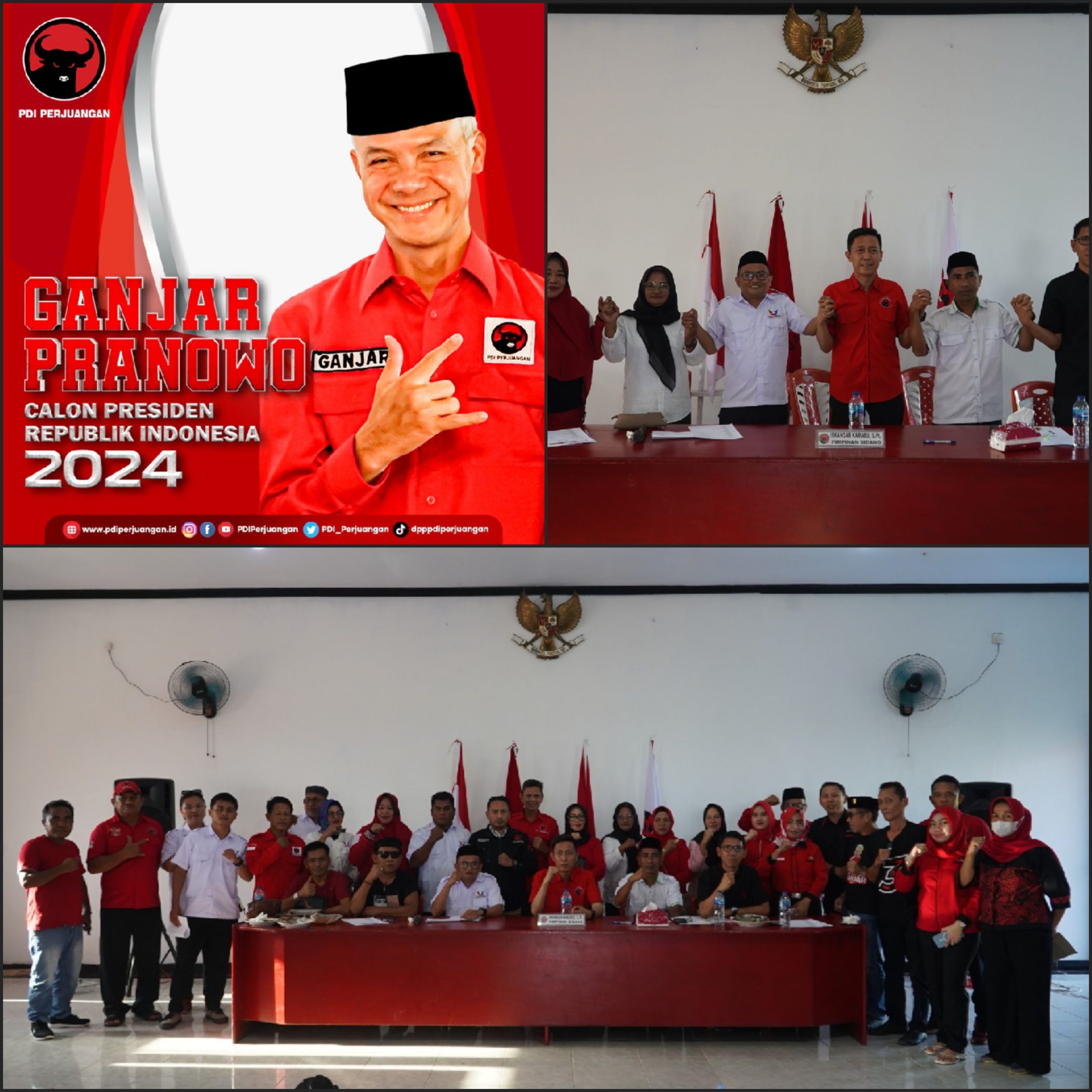 PDI Perjuangan, PPP dan Perindo Bolsel Bentuk Tim Pemenangan Ganjar ... PDI Perjuangan, PPP dan Perindo Bolsel Bentuk Tim Pemenangan Ganjar ...